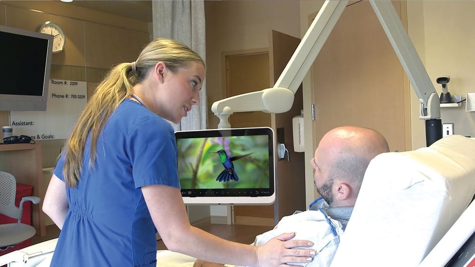 Hospital TVs Safely Display Consistent Communications