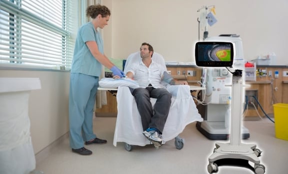 Safely Engage Patients with Communication and Entertainment Carts